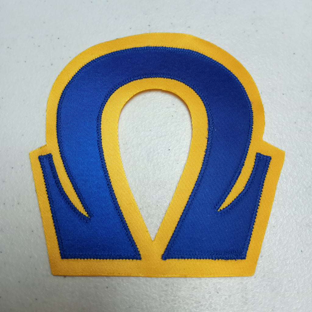 Applique Letter- Omega – Brown Bag Etc