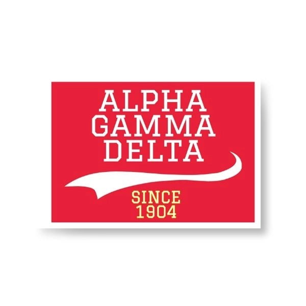 Peel and Stick Patch-Alpha Gamma Delta – Brown Bag Etc
