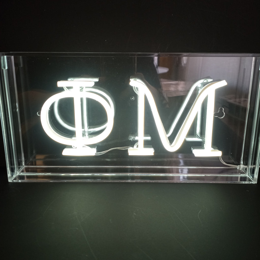 "Neon" Shelf Light- Phi Mu – Brown Bag Etc