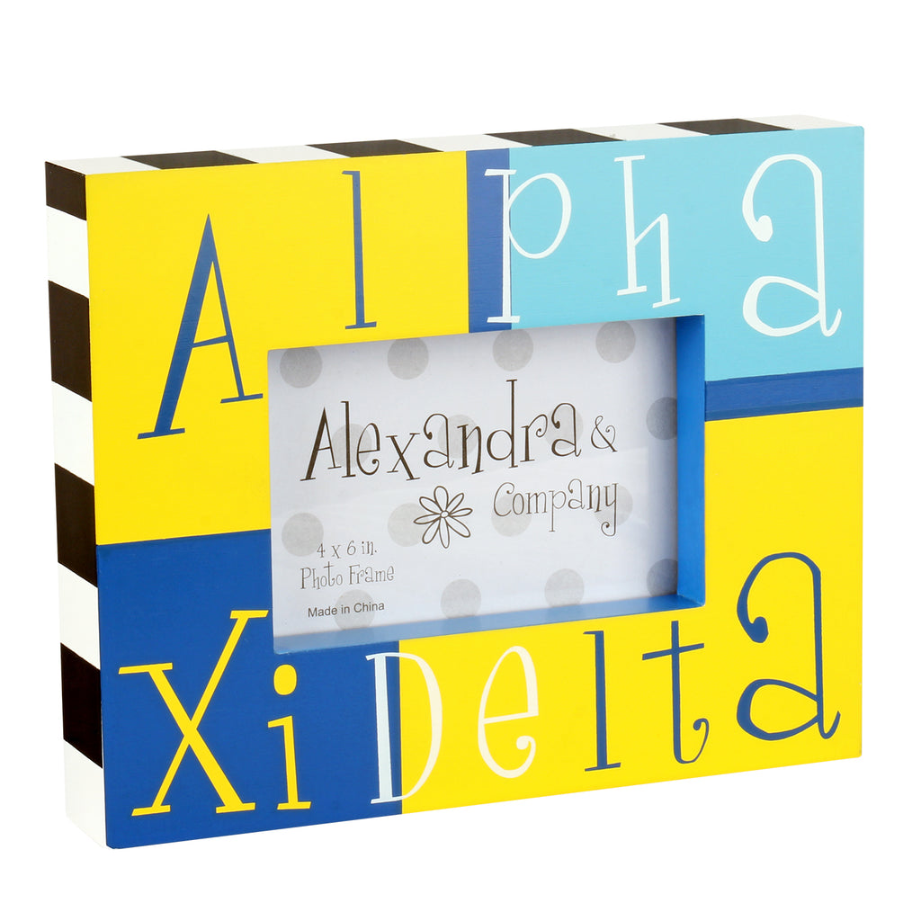 Block Frame - Alpha Xi Delta – Brown Bag Etc