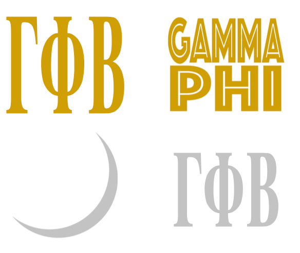 Metallic Sticker Pack - Gamma Phi Beta – Brown Bag Etc